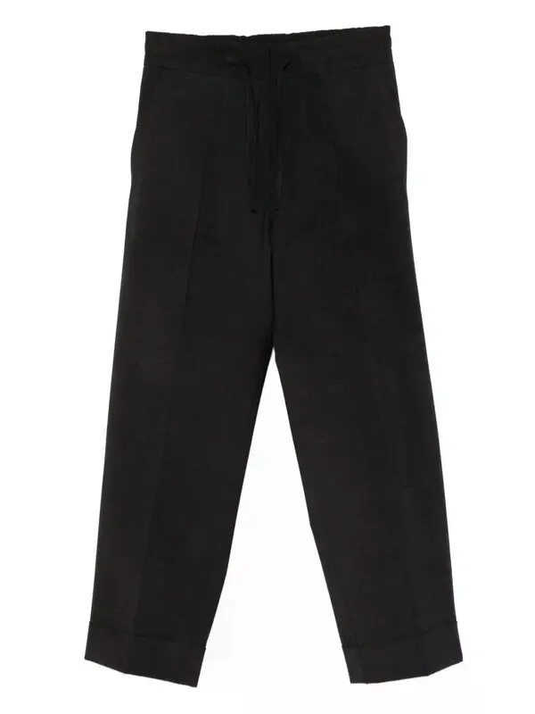 P.a.r.o.s.h Drawstring-waist Turn-up Trousers