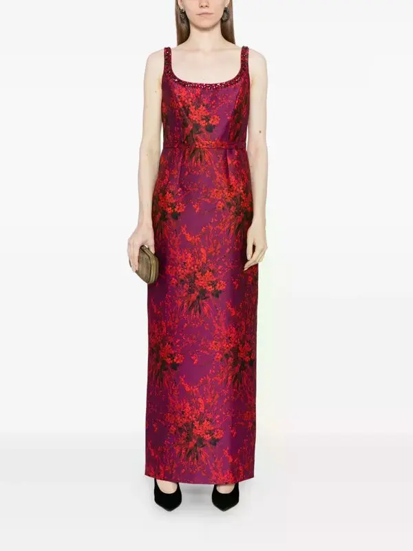 Sachin & Babi Lana Gown - Red