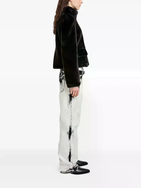 Proenza Schouler White Label Scarlett Shearling Jacket - Black