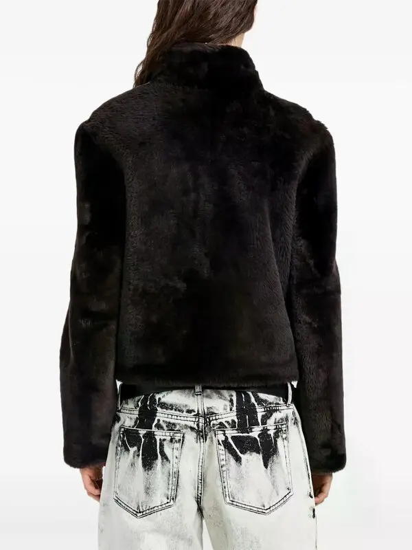 Proenza Schouler White Label Scarlett Shearling Jacket - Black