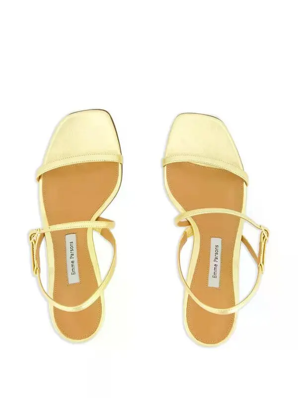 EMME PARSONS Square-toe Kitten Heel Sandals