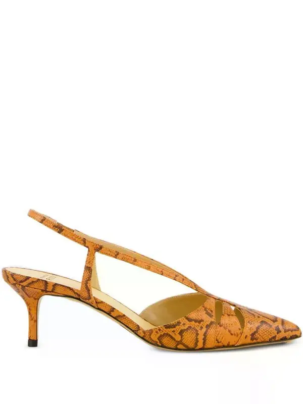 FRANCESCO RUSSO Kitten-heel Slingback Pumps