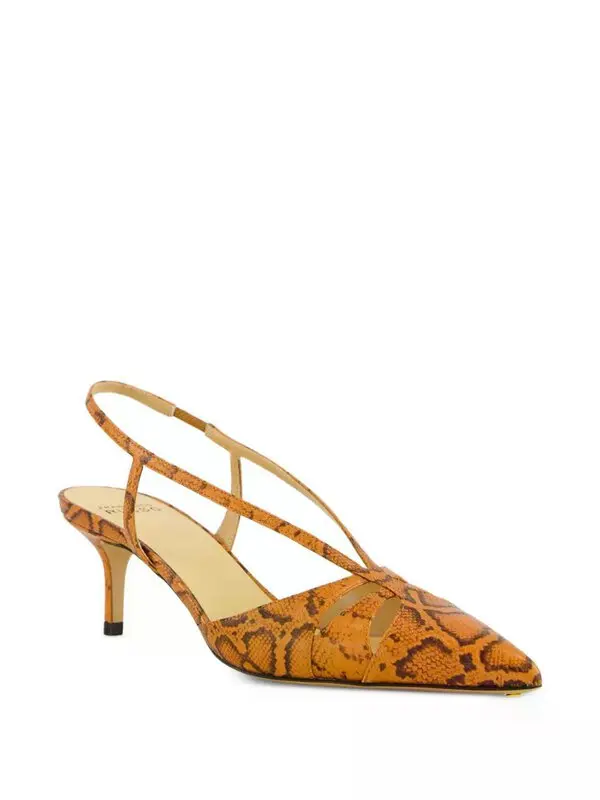 FRANCESCO RUSSO Kitten-heel Slingback Pumps