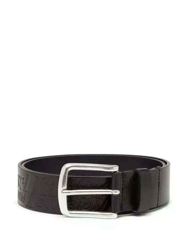 DIESEL® B-flag-d Logo-embossed Belt