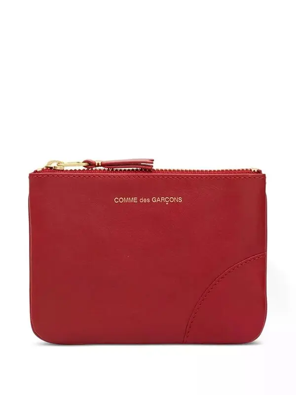 Comme Des Garçons Leather Wallet - Red