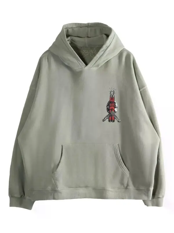 D-R-G-N Graphic-print Hoodie - Neutrals