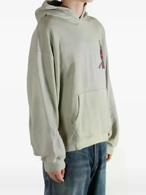 D-R-G-N Graphic-print Hoodie - Neutrals
