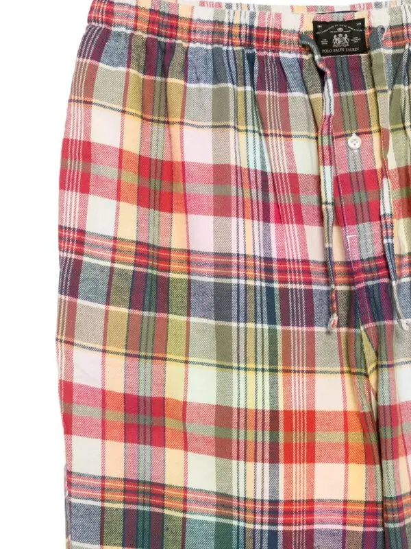 Polo Ralph Lauren Plaid-pattern Pajama Bottoms