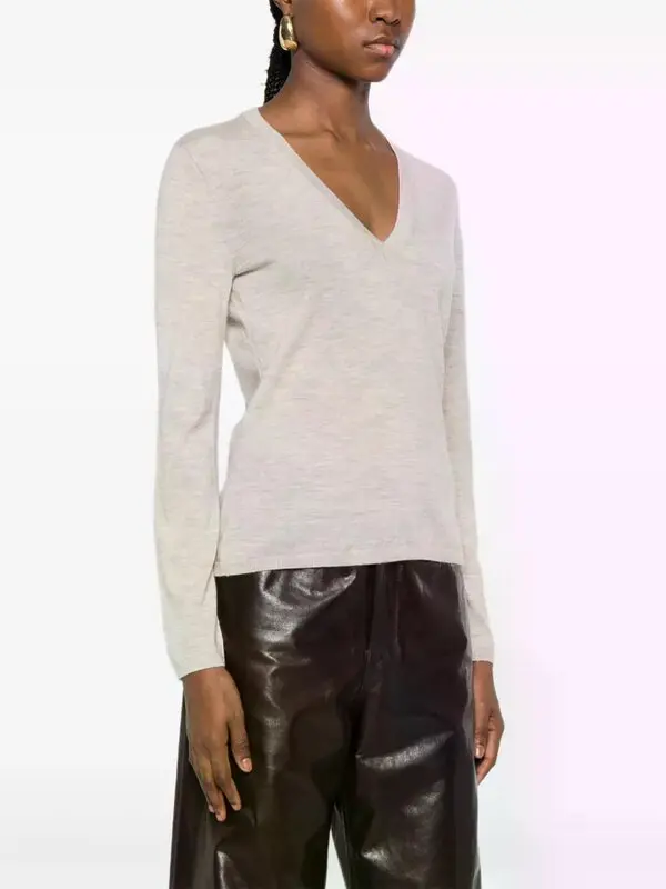 Max Mara V-neck Cashmere Sweater