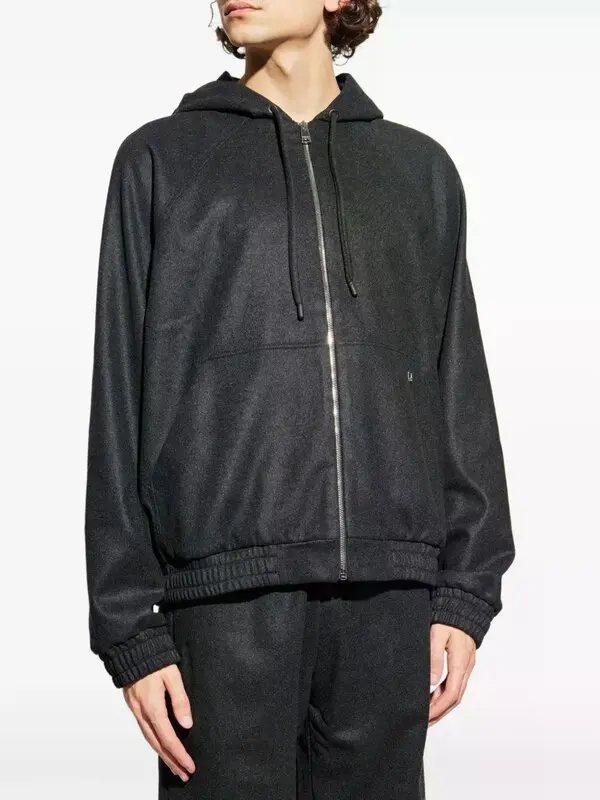 Fendi Zip-up Cashmere Hoodie