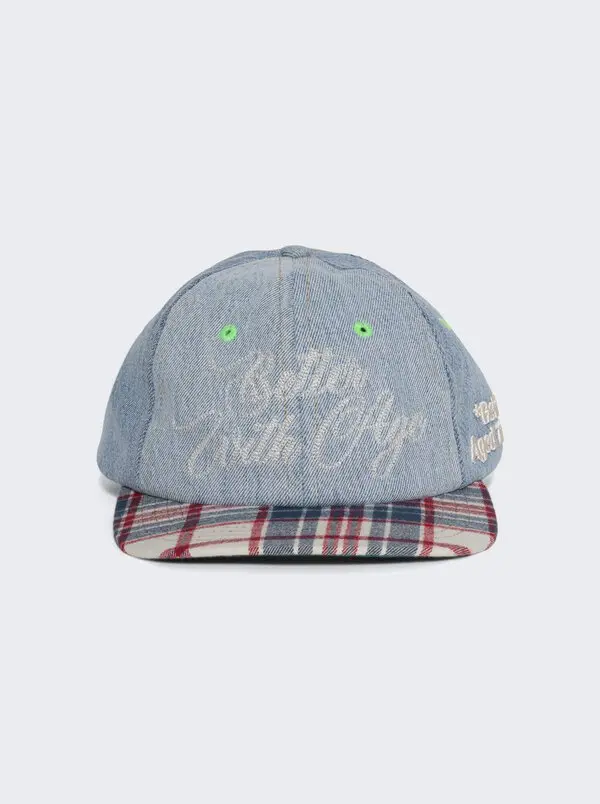 BETTER WITH AGE Heritage Reconstructed Baseball Cap - Indigo