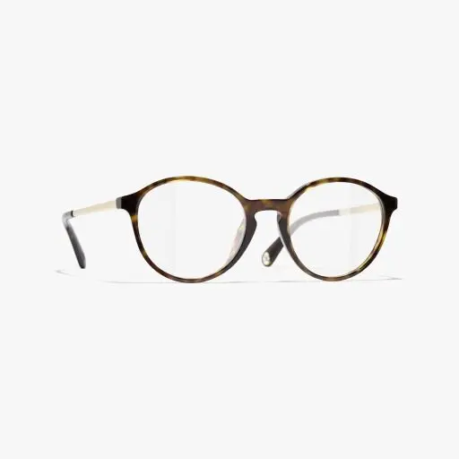 Chanel Pantos Eyeglasses - Dark Tortoise