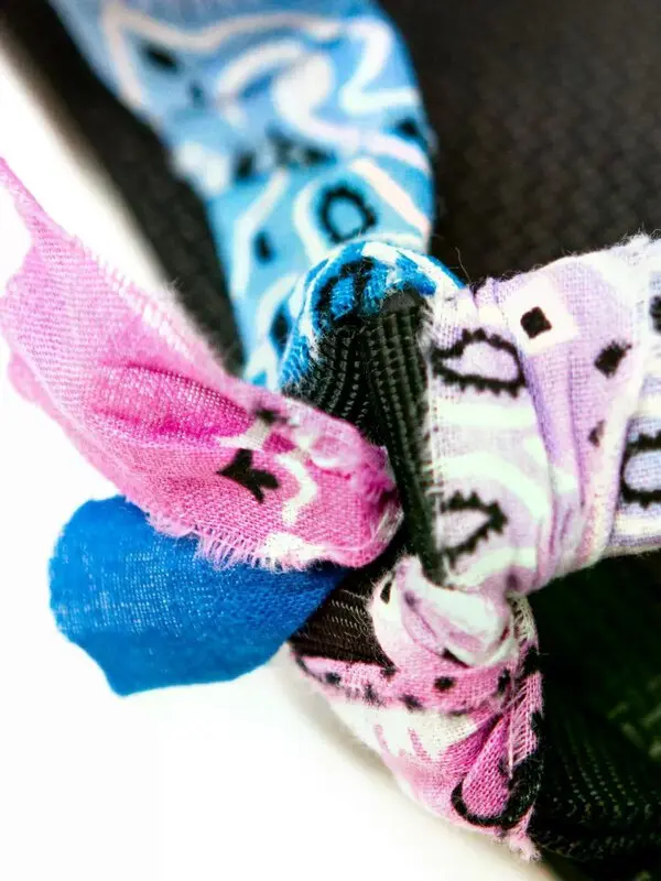 ARIZONA LOVE 2.5mm Trekky Bandana Platform Sandals - Blue