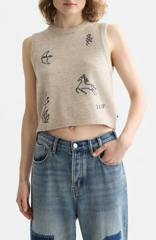 Scotch & Soda Embroidered Sleeveless Sweater
