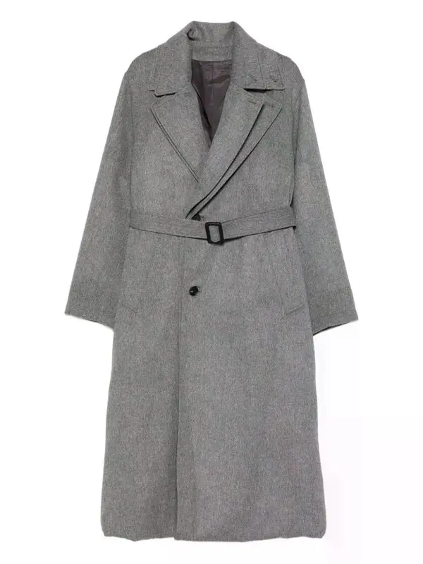 STEIN Layered Coat With Adjustable Belt