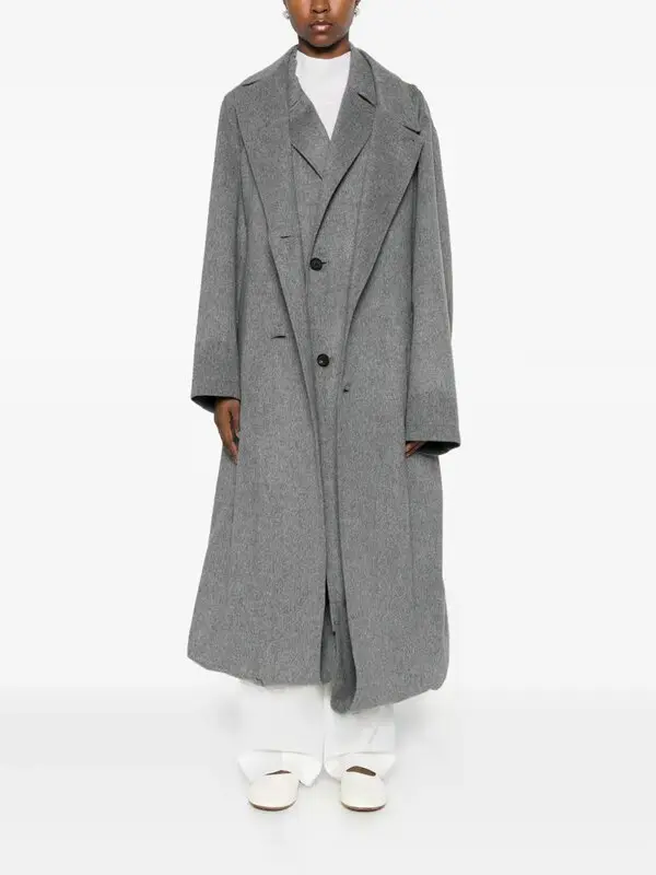 STEIN Layered Coat With Adjustable Belt