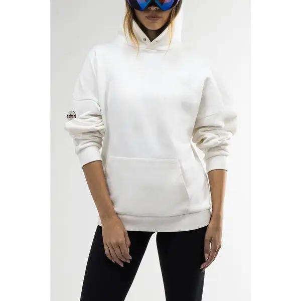 MALIBU SKI CLUB Classic 3d Hooded Sweatshirt - White