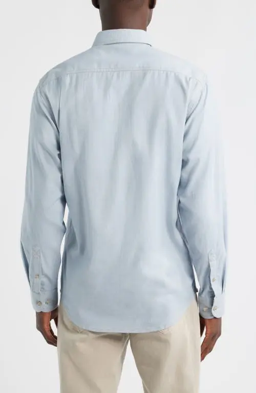 James Campbell Cana Modern Fit Cotton Button-up Shirt - Sky