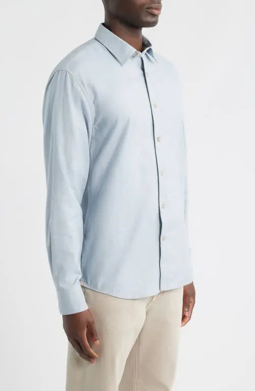 James Campbell Cana Modern Fit Cotton Button-up Shirt - Sky