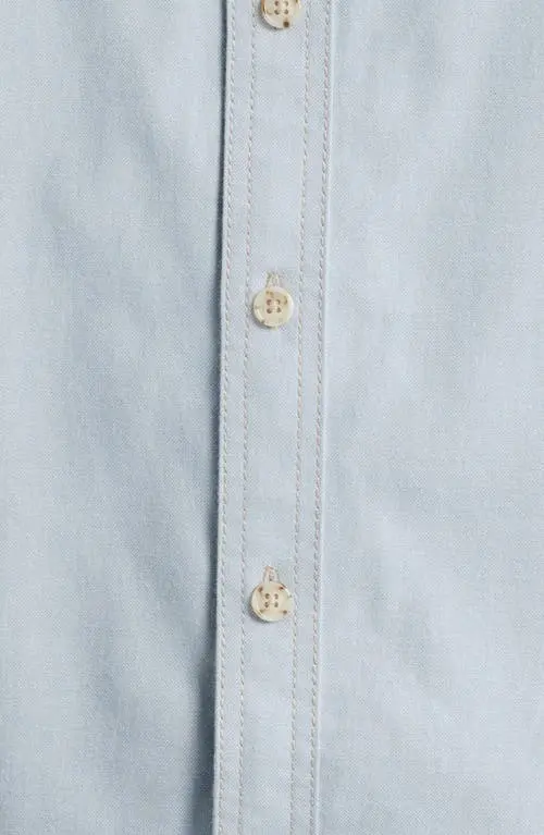 James Campbell Cana Modern Fit Cotton Button-up Shirt - Sky