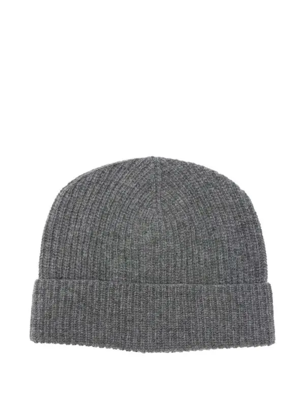 SEVEN GAUGE Ribbed Wool Beanie - Grey