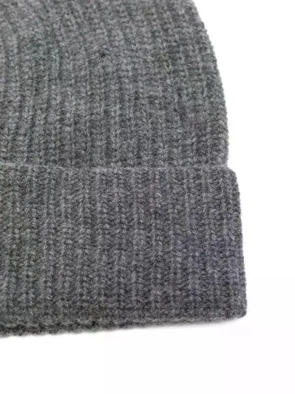 SEVEN GAUGE Ribbed Wool Beanie - Grey