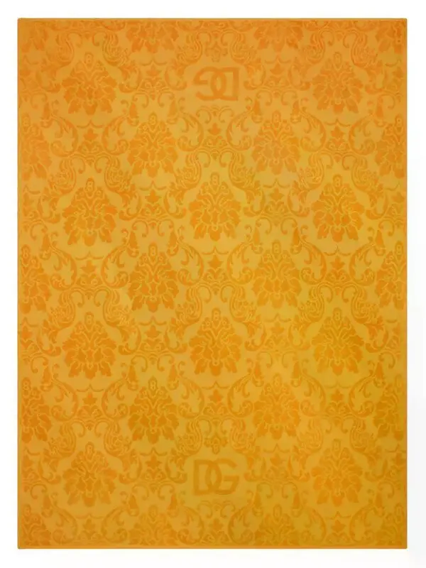 Dolce & Gabbana Cotton Beach Towel - Yellow