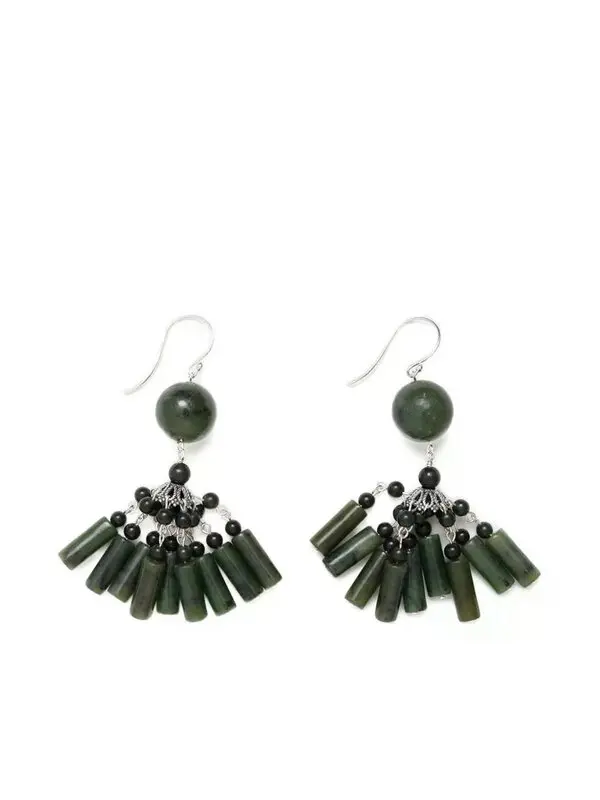 SOPHIE BUHAI Beaded Drop Earrings - Green