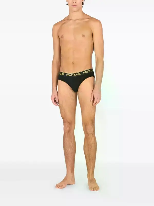 Roberto Cavalli Logo-band Briefs