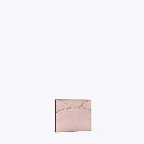 Tory Burch Romy Flat Card Case - Rose Mist
