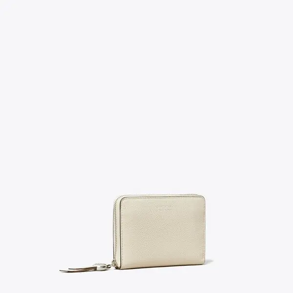 Tory Burch Medium Romy Wallet - Light Cream