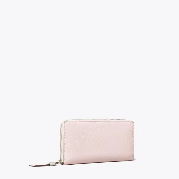 Tory Burch Romy Zip Continental Wallet - Rose Mist