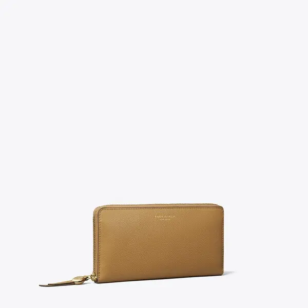 Tory Burch Romy Zip Continental Wallet - Tiramisu