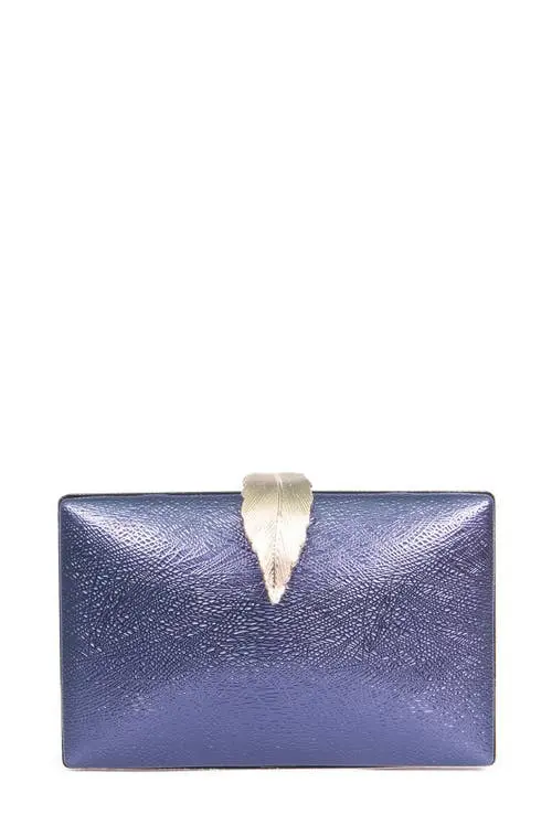 LAUREN LORRAINE Dori Clutch - Pewter