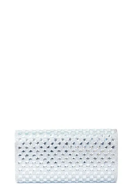LAUREN LORRAINE Misha Clutch - Silver