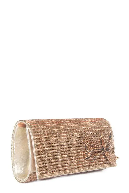 LAUREN LORRAINE Colleen Clutch - Gold