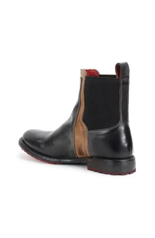 Bed Stu Ethic Chelsea Boot - Black Tan Rustic