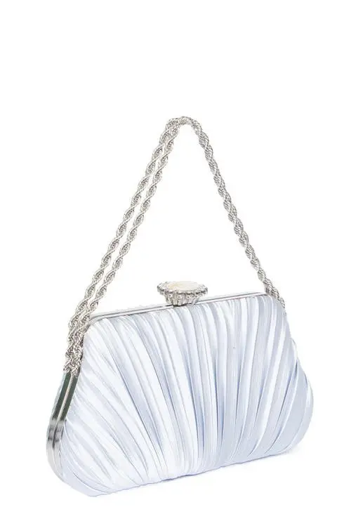 LAUREN LORRAINE Debbie Clutches - Silver