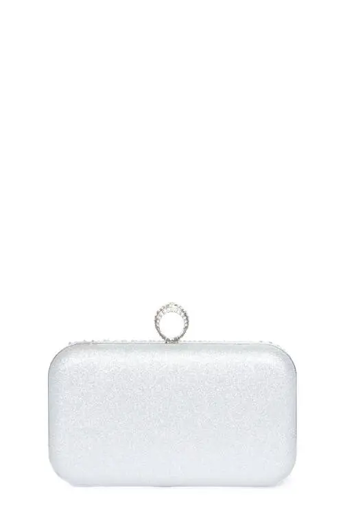 LAUREN LORRAINE Terri Clutch - Silver
