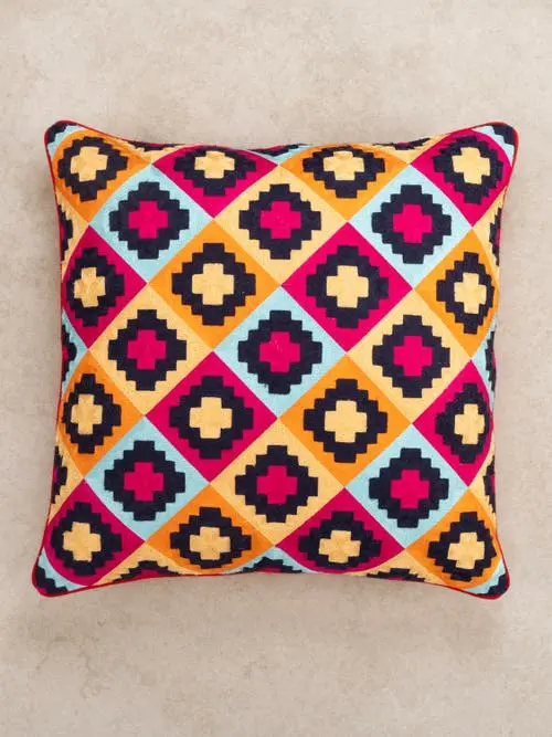 GAURI KOHLI Mandira Throw Pillow Cover - Multicolored
