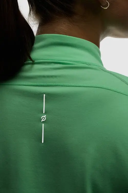 PELOTON Active Brushed Jersey Quarter-zip