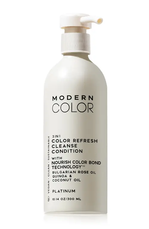 MODERN COLOR Platinum 3-in-1 Hair Color Refresh Cleanse Conditioner - Single