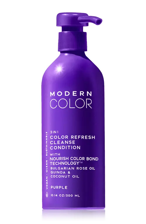 MODERN COLOR Violet 3-in-1 Hair Color Refresh Cleanse Conditioner - Single