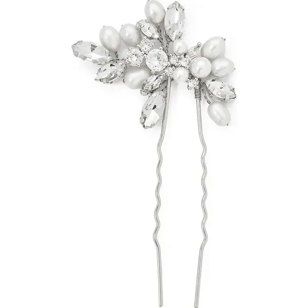 OLIVE & PIPER Zoe Hair Pin - Silver