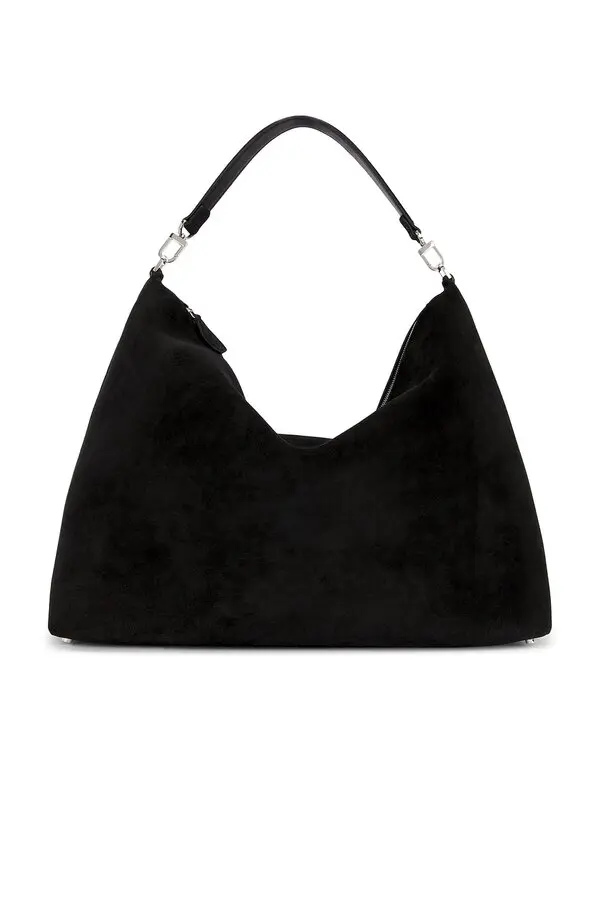 TOTEME Suede Scoop Tote Bag - Black