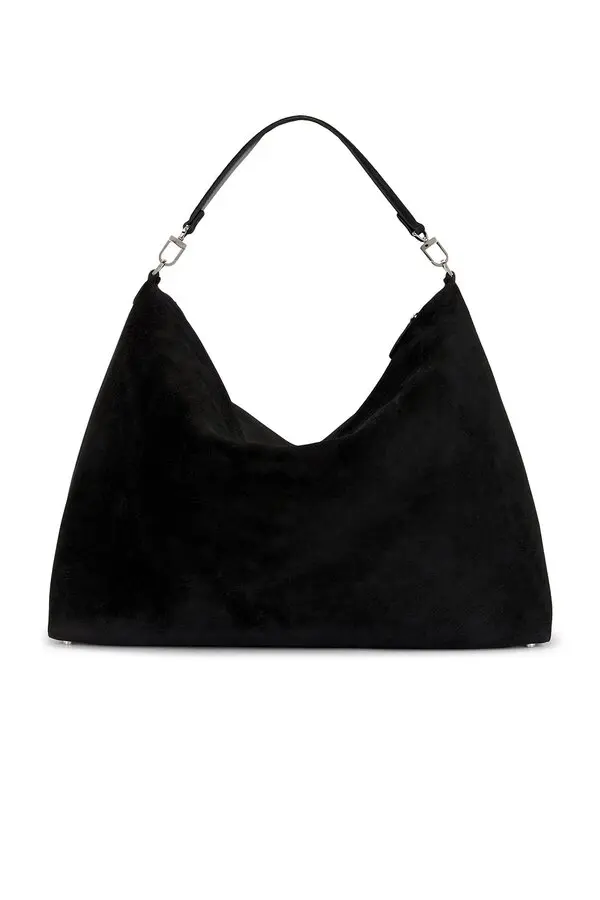 TOTEME Suede Scoop Tote Bag - Black