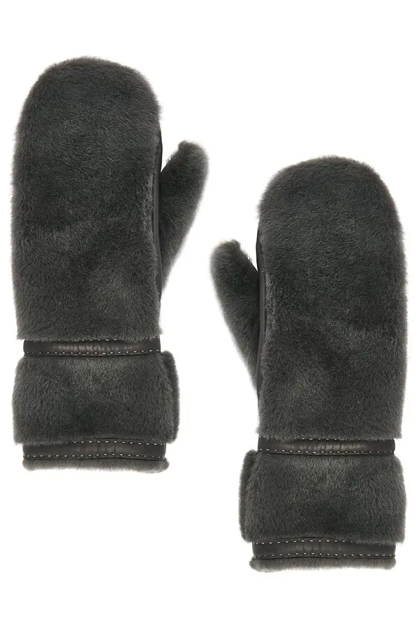 AGNELLE Athena Gloves - Charcoal & Bitume