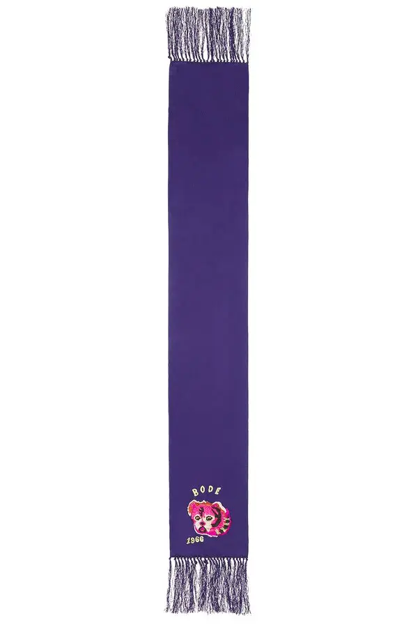 BODE Dream Souvenir Scarf In Purple