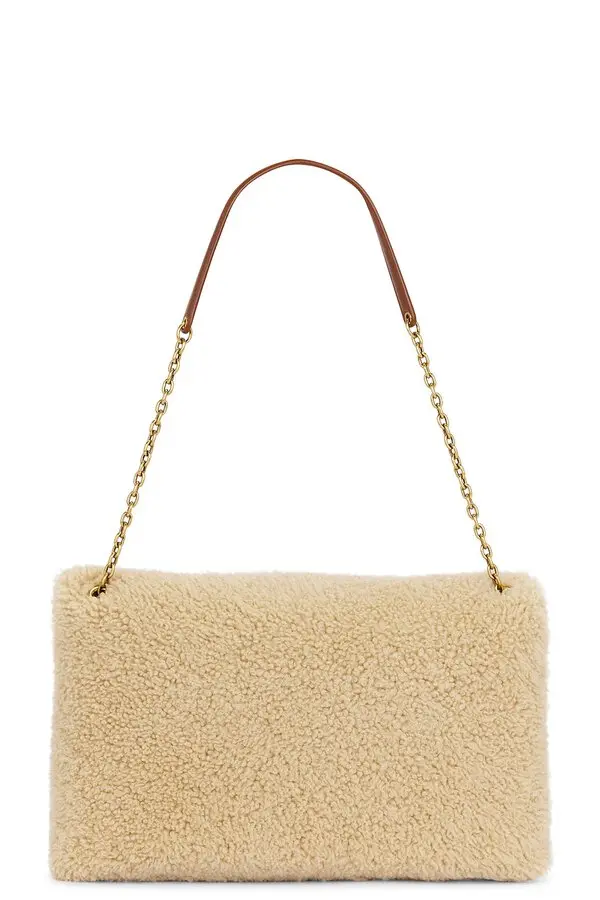 Saint Laurent Envelope Chain Bag - Naturel & Brick