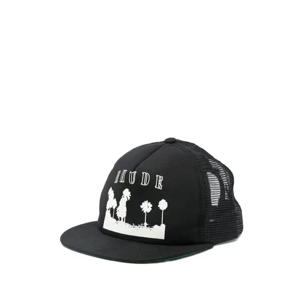 Rhude Flat Peak Cap - Black